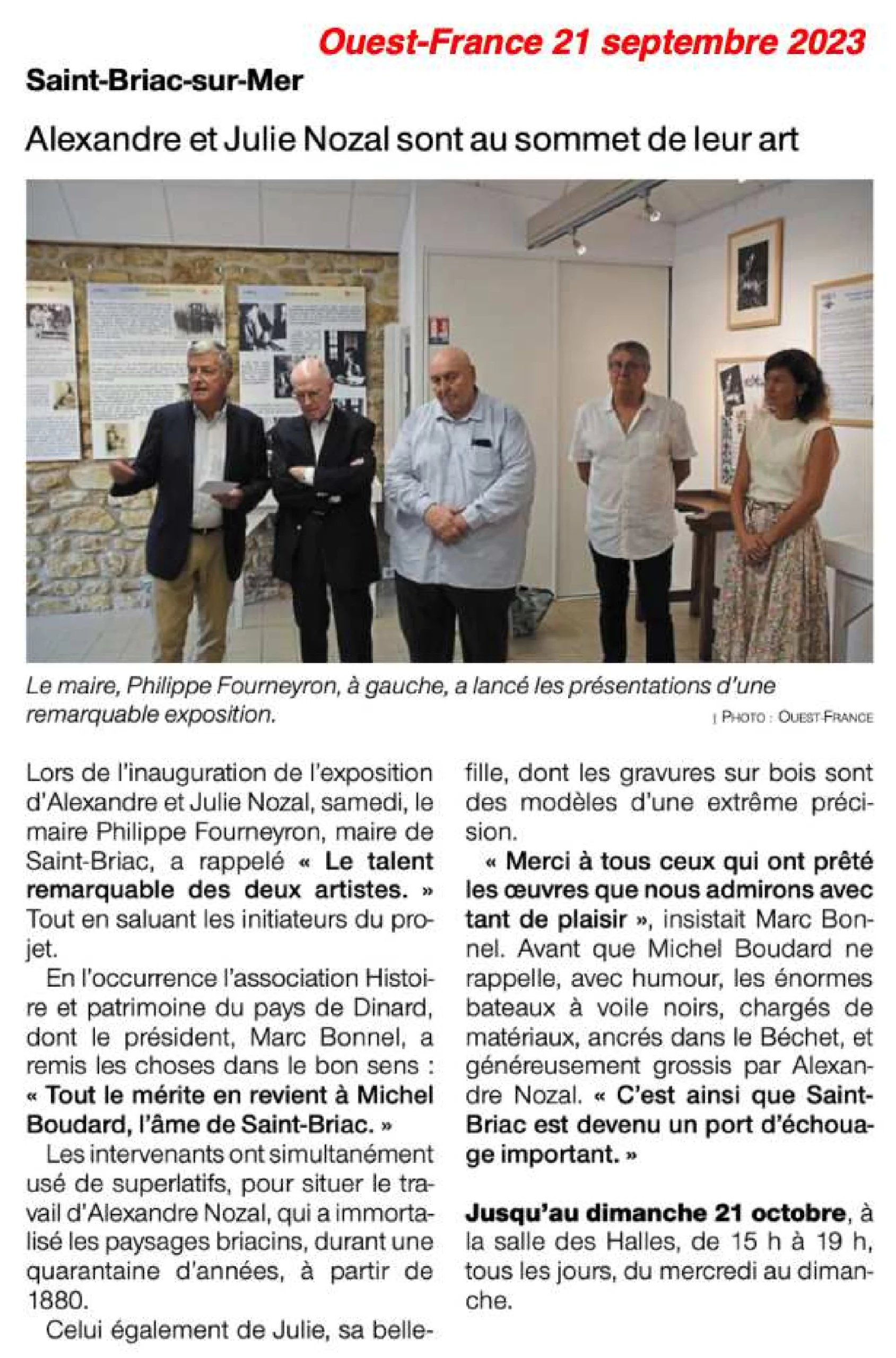 Alexandre et Julie Nozal sont au sommet de leur art - Histoire ...
